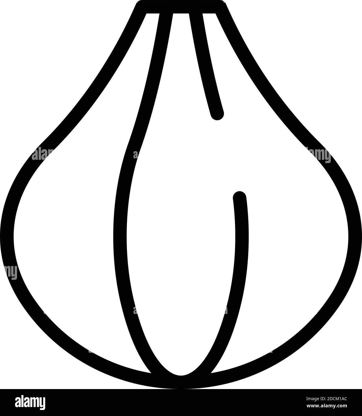 Exotic fig fruit icon. Outline exotic fig fruit vector icon for web ...