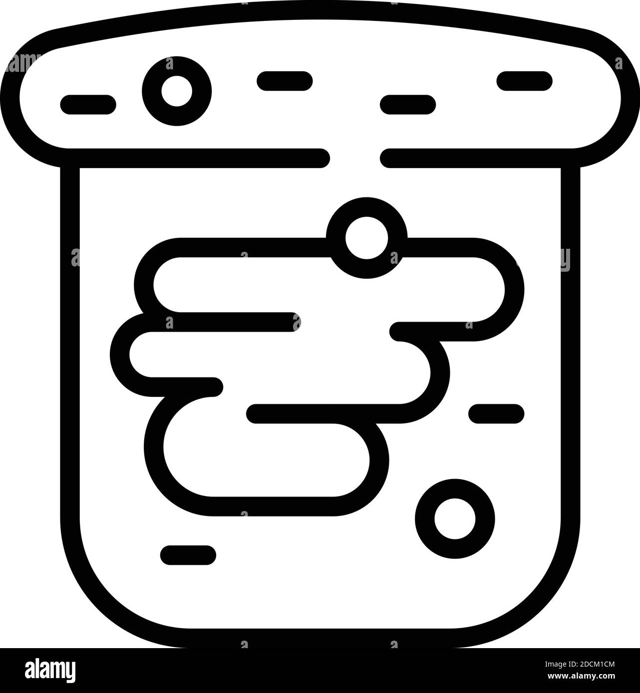 Chocolate paste icon. Outline chocolate paste vector icon for web ...