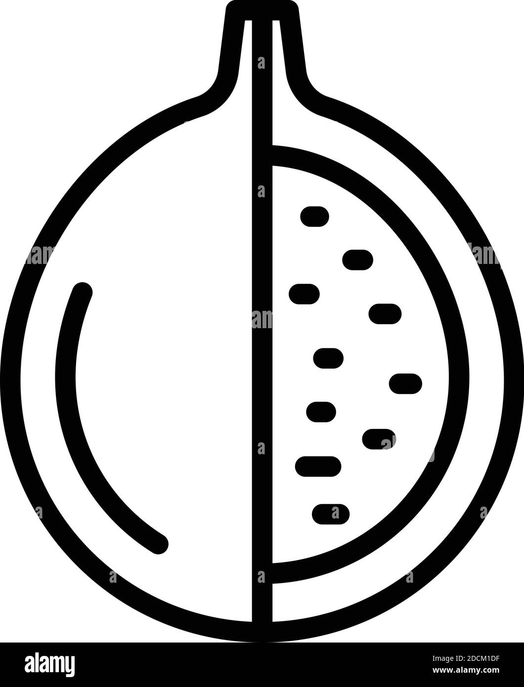 Fresh fig icon. Outline fresh fig vector icon for web design isolated ...