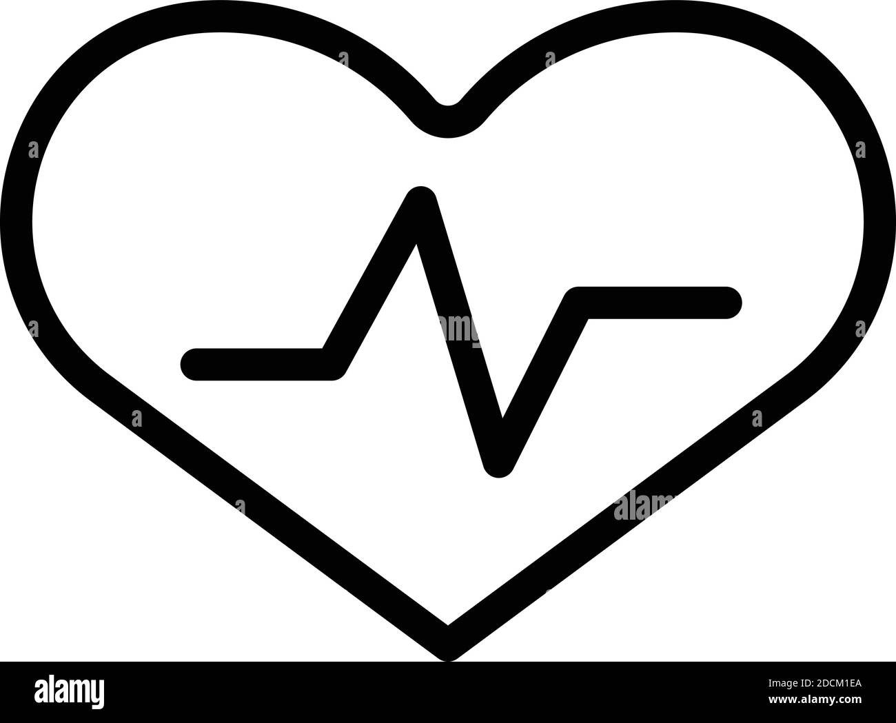 Heart doctor icon. Outline heart doctor vector icon for web design ...