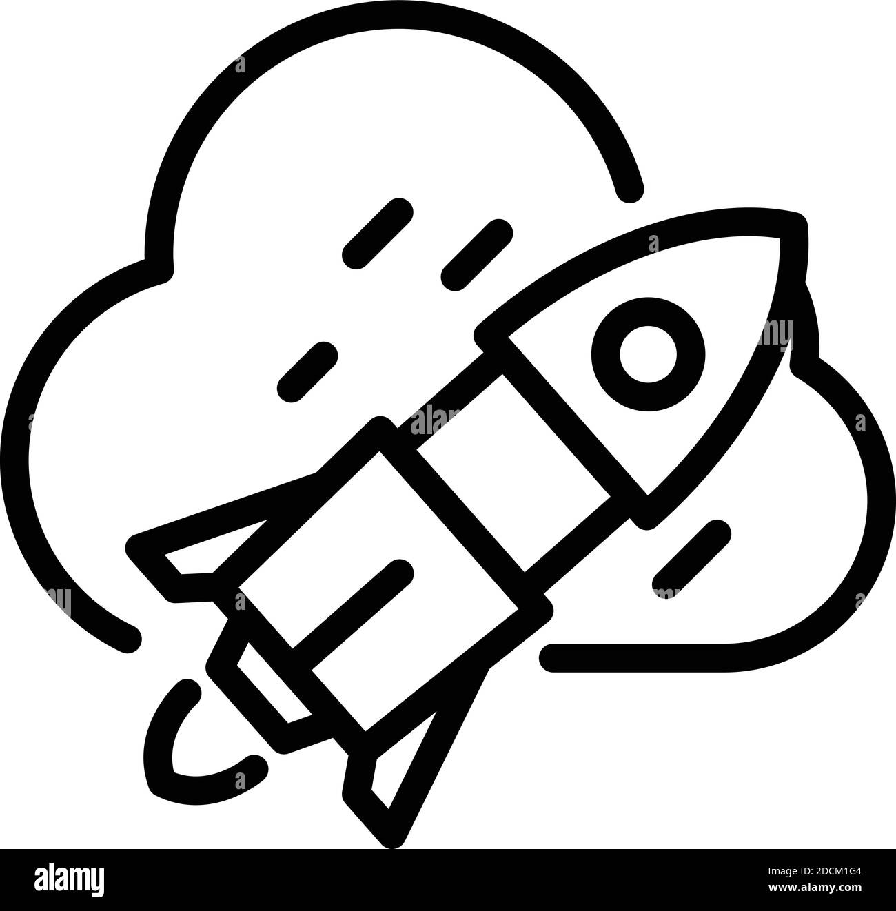 Fast internet speed icon. Outline fast internet speed vector icon for ...