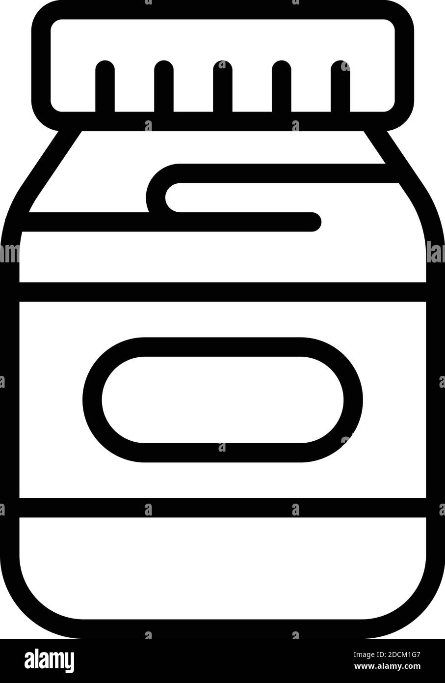 Chocolate paste sweet icon. Outline chocolate paste sweet vector icon ...