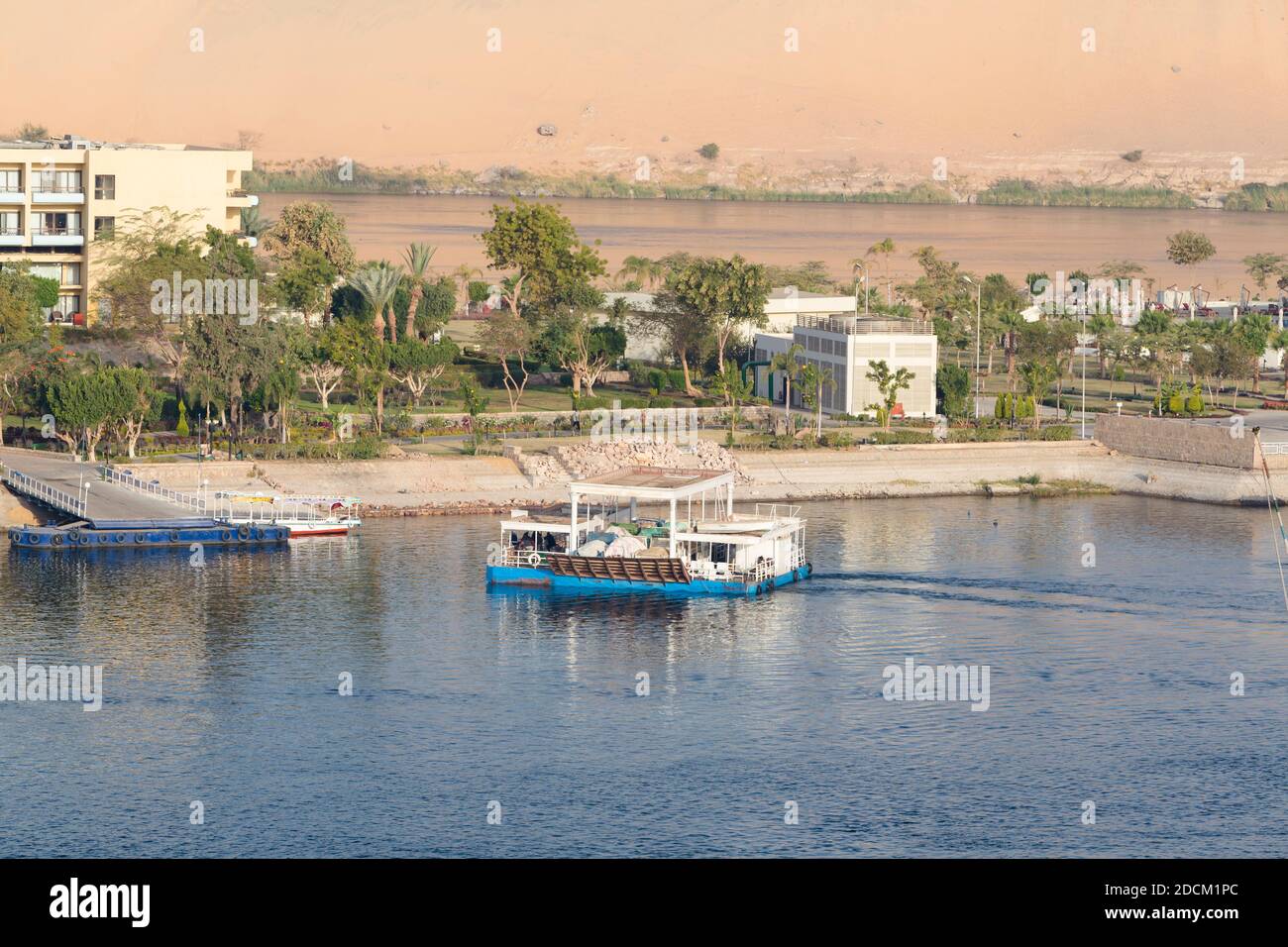 Passanger ferry boat, Aswan, Egypt Stock Photo - Alamy