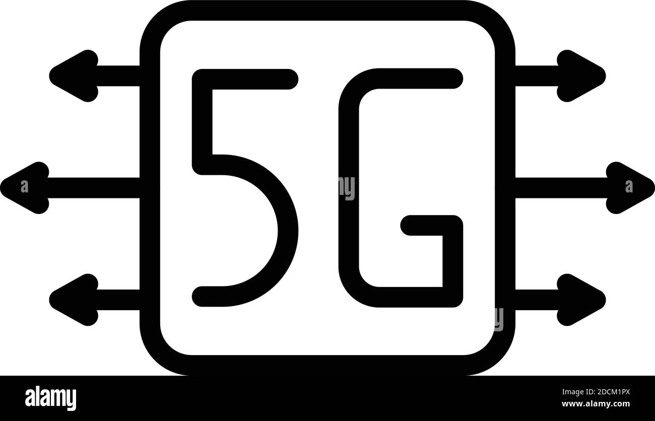 Fast network icon. Outline fast network vector icon for web design ...