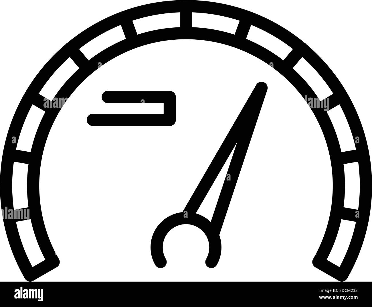 Internet speed check icon. Outline internet speed check vector icon for ...