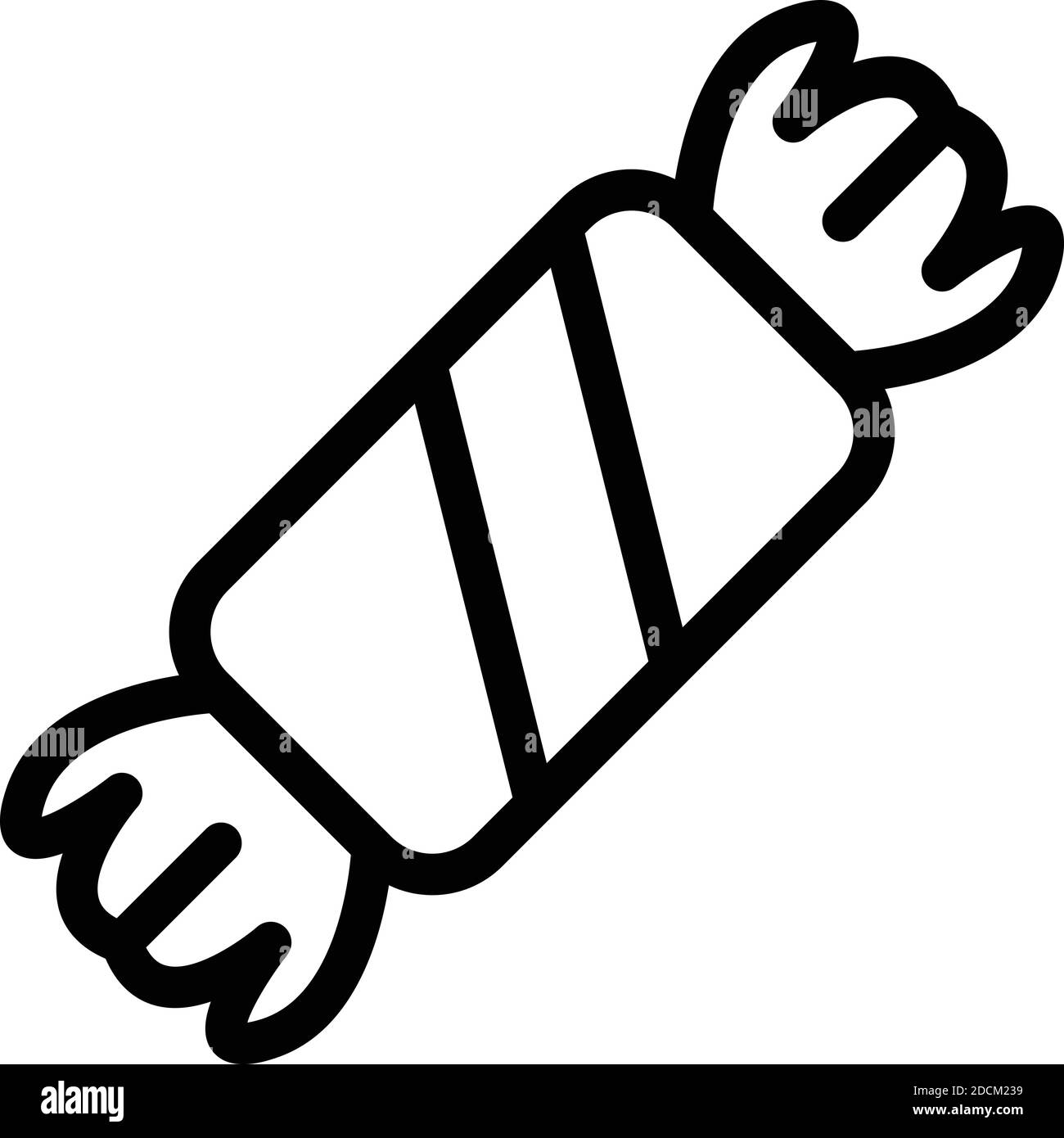 Sweet candy icon. Outline sweet candy vector icon for web design ...