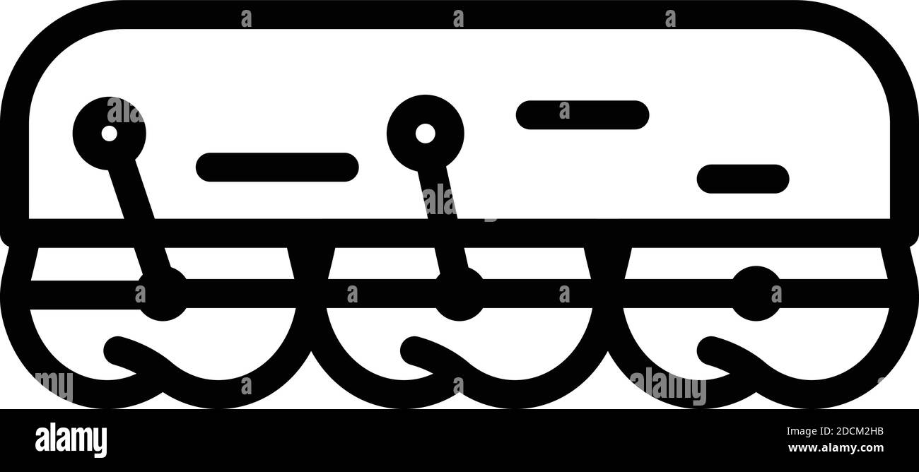 Tooth braces process icon. Outline tooth braces process vector icon for ...