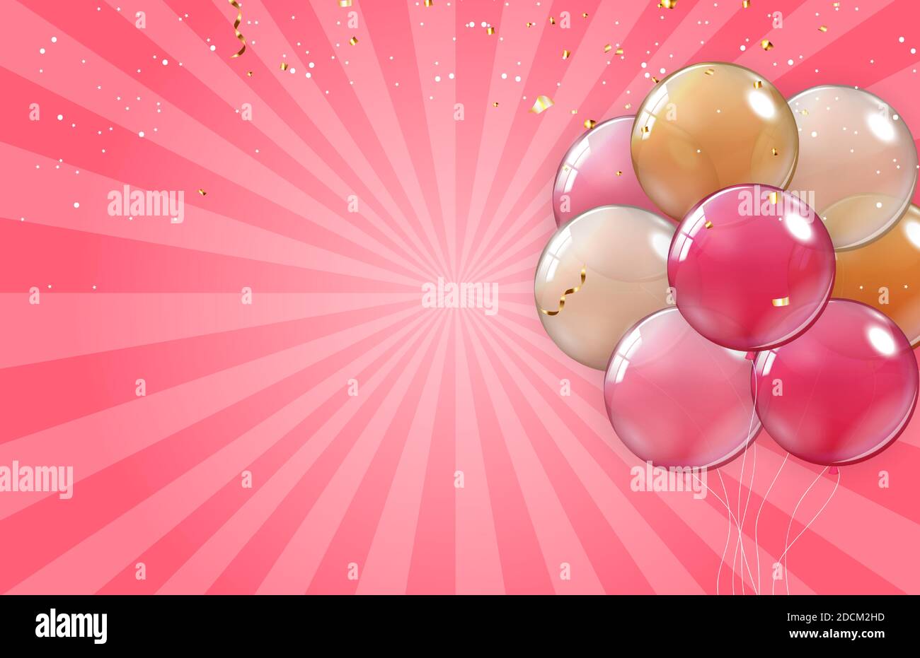 Holiday Background with Balloons. Can be used for advertisment ...