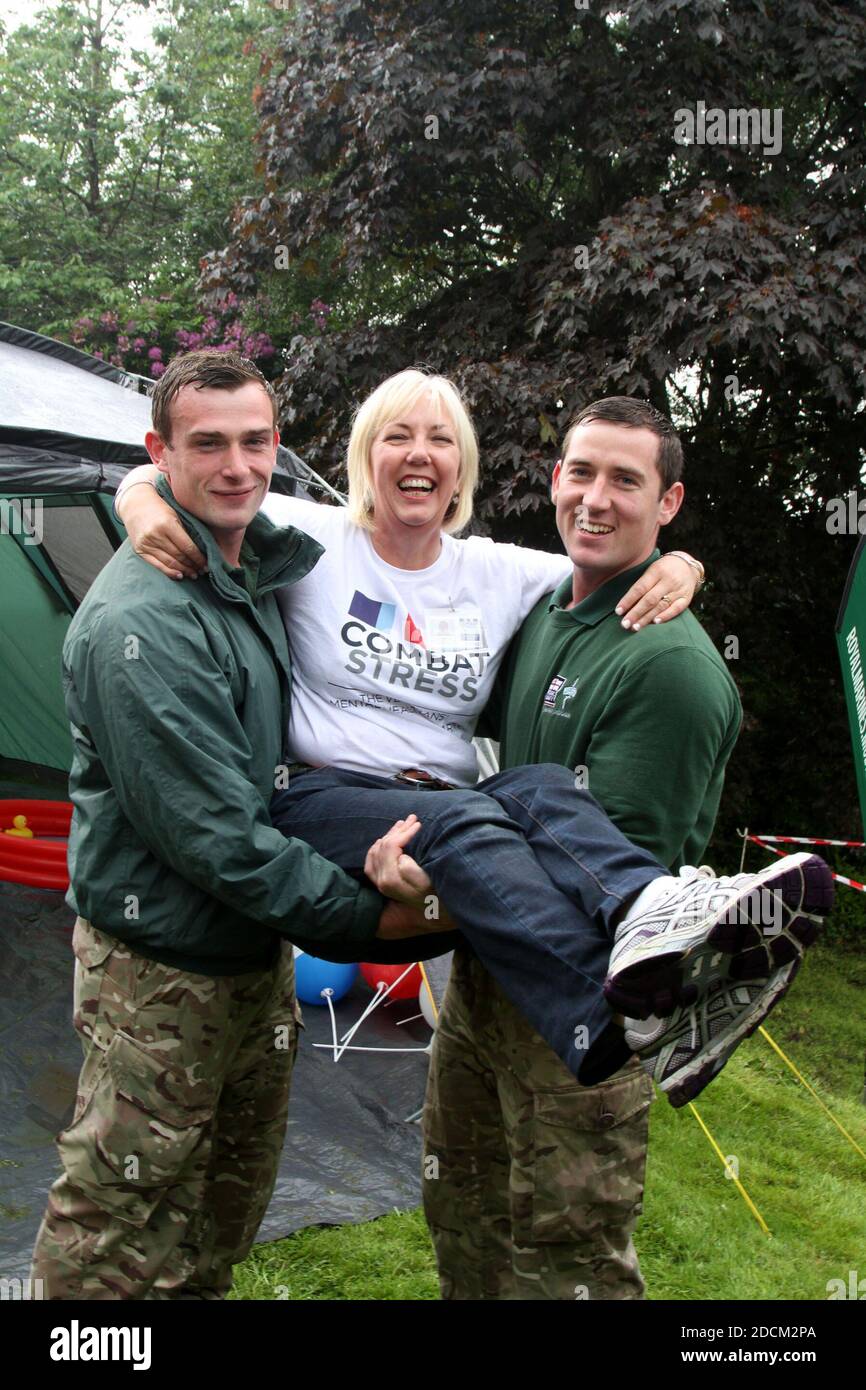 Combat Stress Summer Fete at Hollybush House Kath Provan with Royal ...