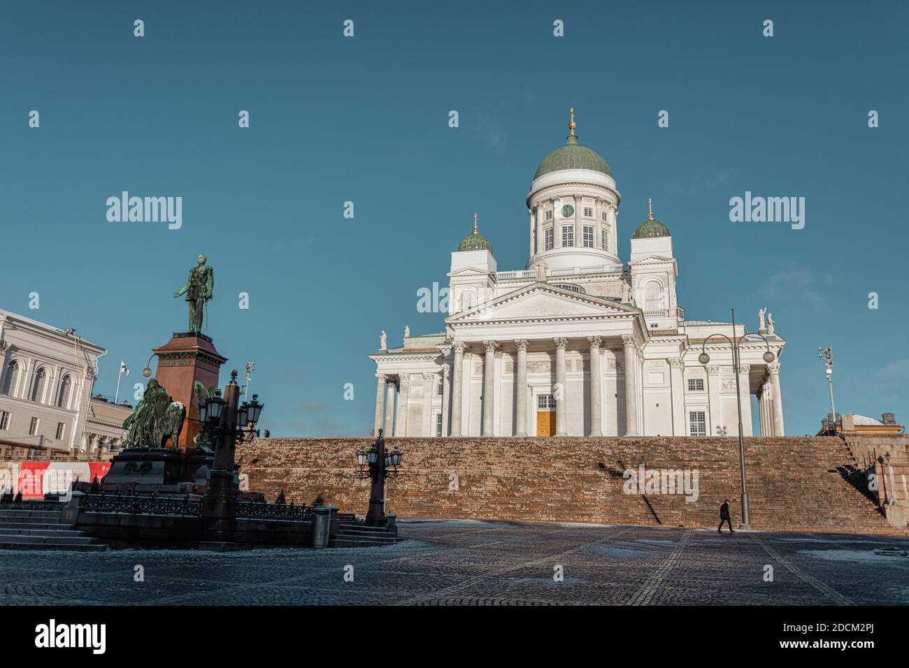Senate Square, White Cathedral in Helsinki. High quality photo Stock ...