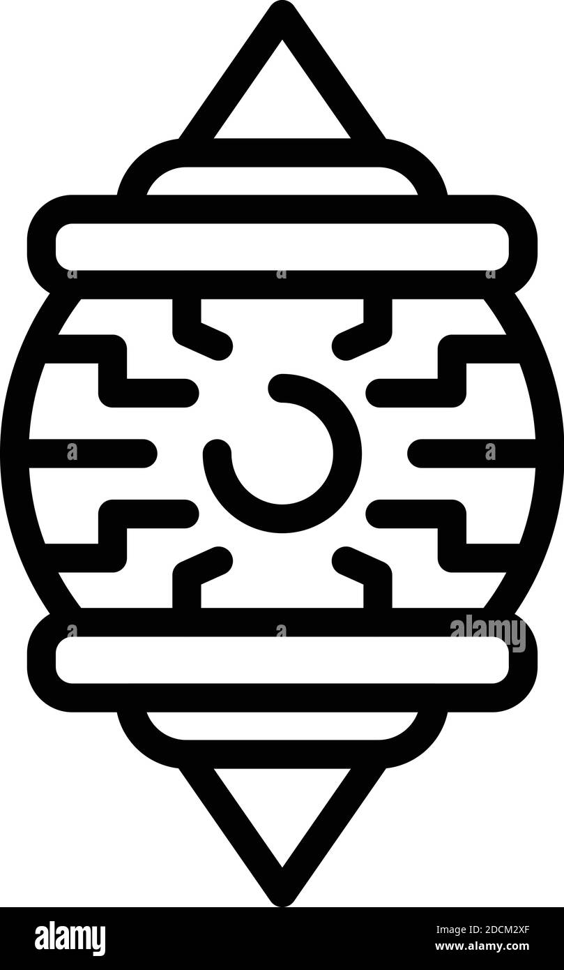 Evil eye icon. Outline evil eye vector icon for web design isolated on ...