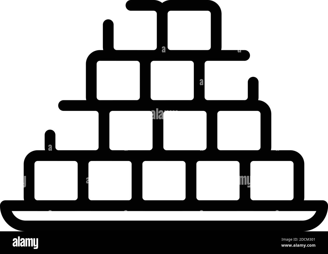 Turkish sweets icon. Outline turkish sweets vector icon for web design ...