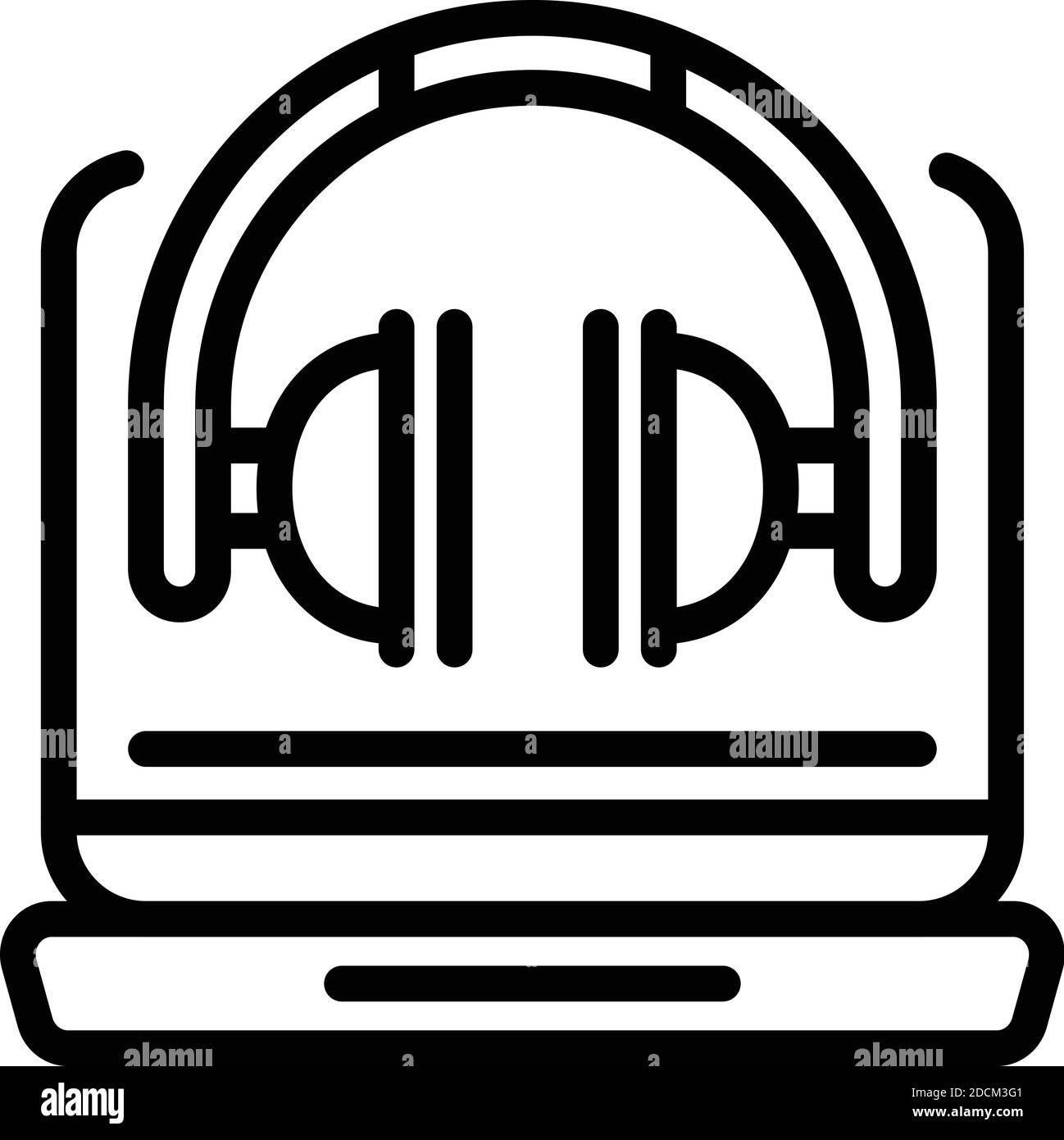 Online course icon. Outline online course vector icon for web design ...