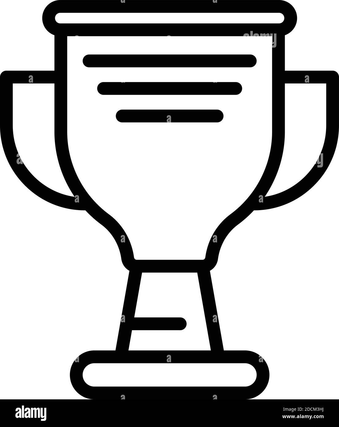 Award cup icon. Outline award cup vector icon for web design isolated ...