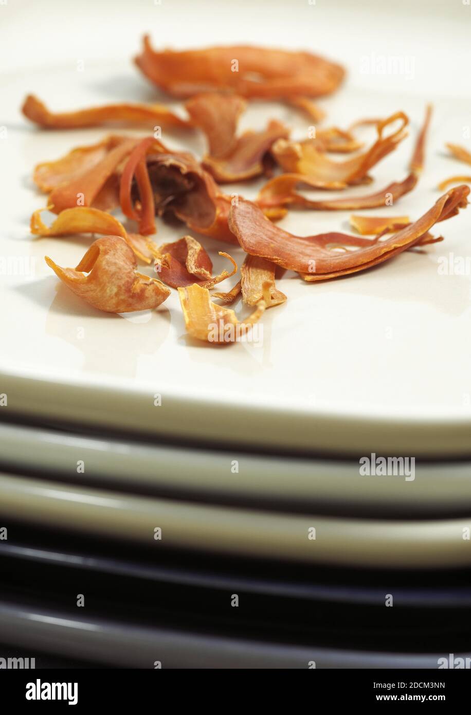 DRIED MACE FORM NUTMEG myristica fragrans Stock Photo - Alamy