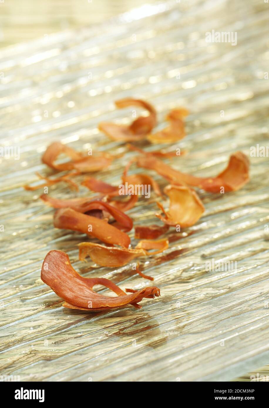 DRIED MACE FORM NUTMEG myristica fragrans Stock Photo - Alamy