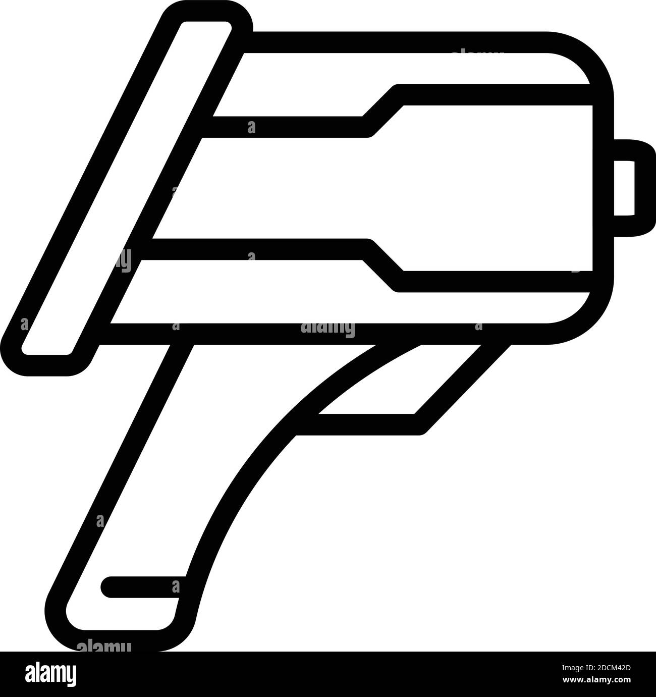 Scan Thermometer Icon Outline Scan Thermometer Vector Icon For Web