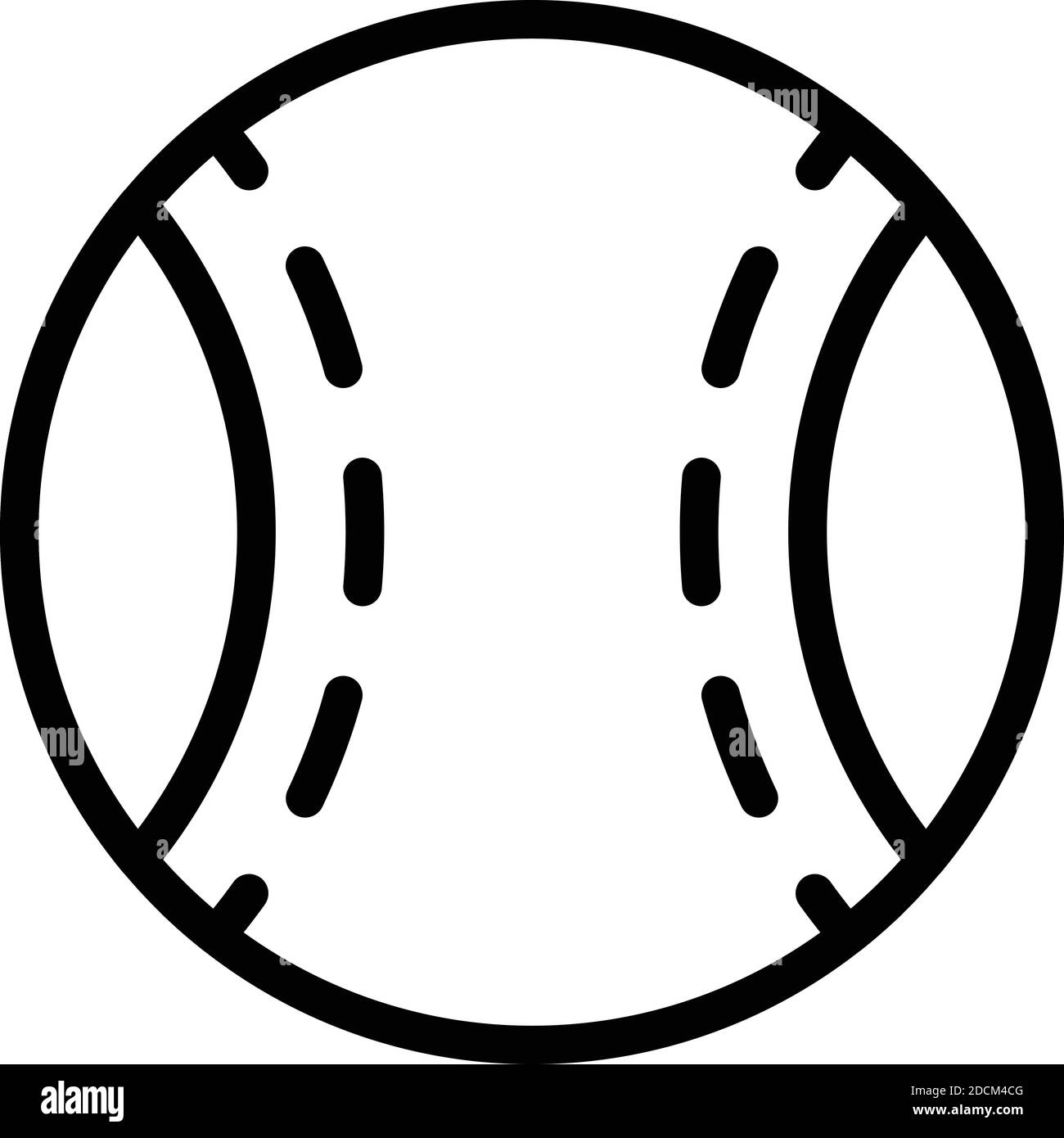 Dog ball icon. Outline dog ball vector icon for web design isolated on ...