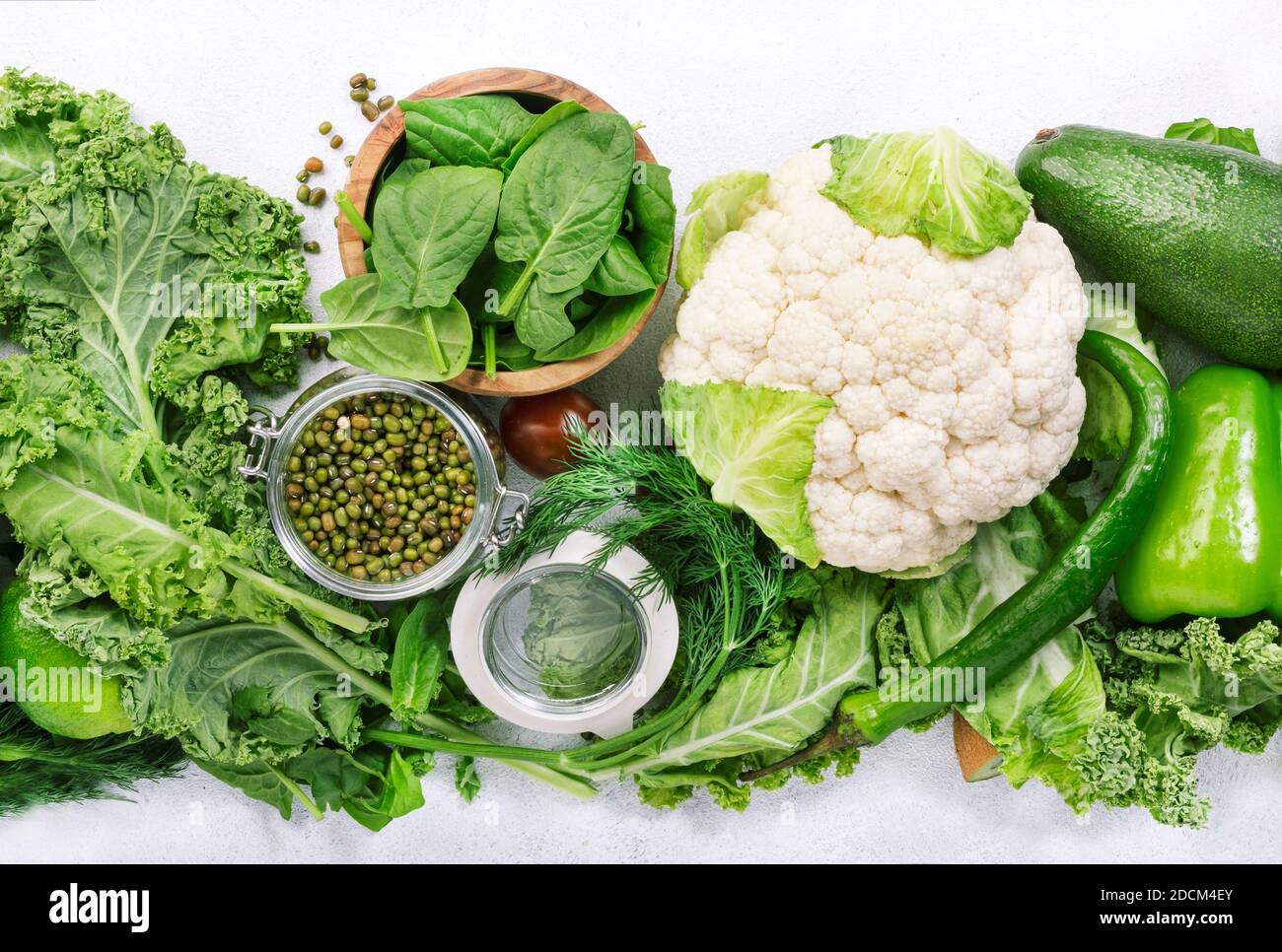 Variety of green vegetables. Healthy food clean eating: vegetable ...