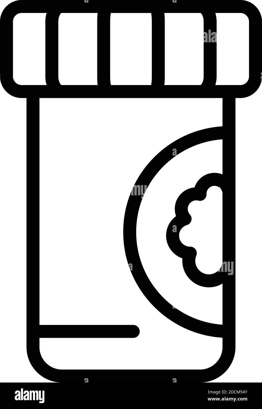 Foot cat pack icon. Outline foot cat pack vector icon for web design ...