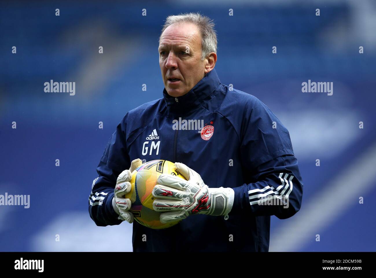 Aberdeen goalkeeping coach Gordon Marshall before the Scottish ...