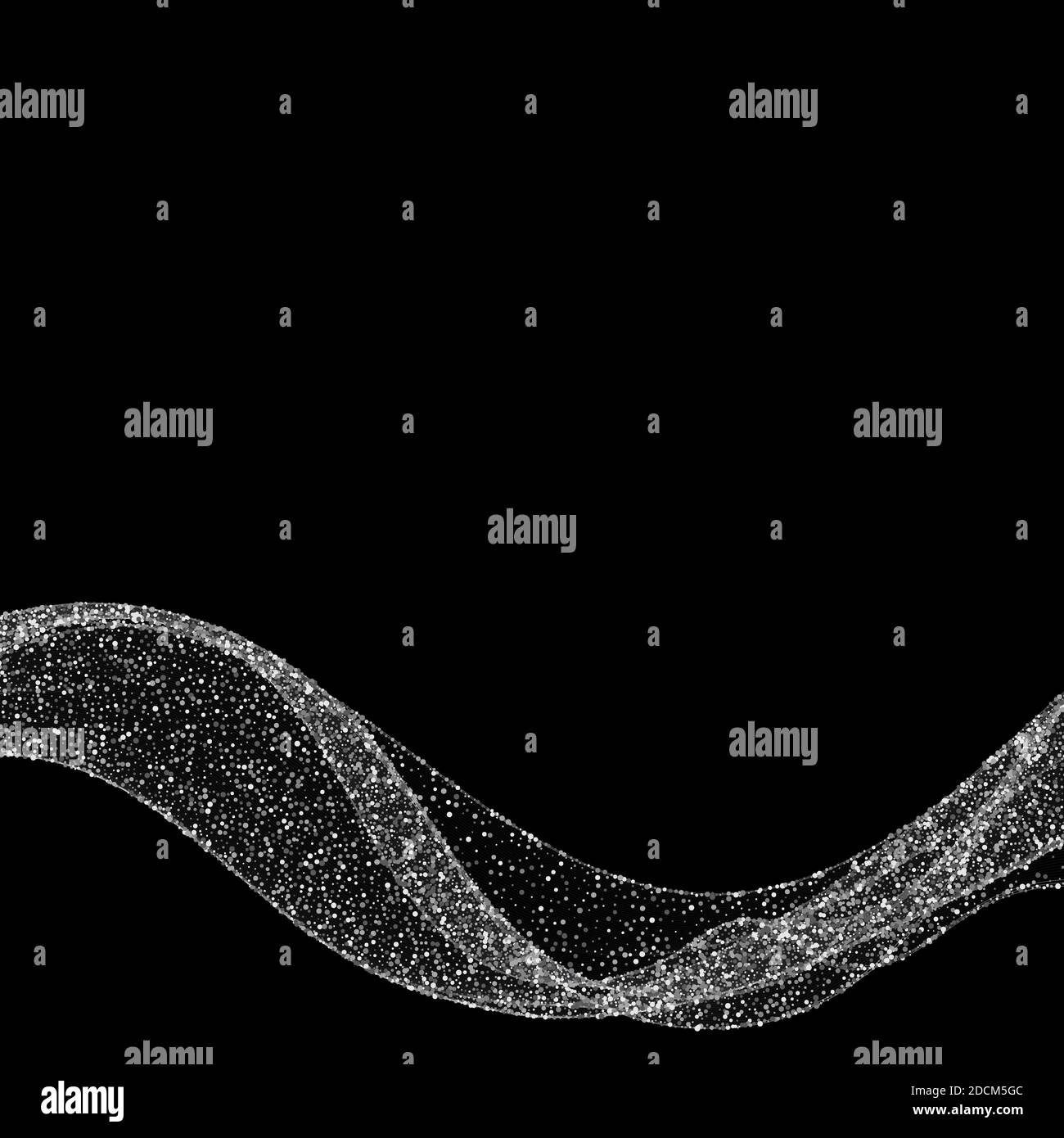 Shiny stream of glittering. Abstract illustration of shiny glitter ...