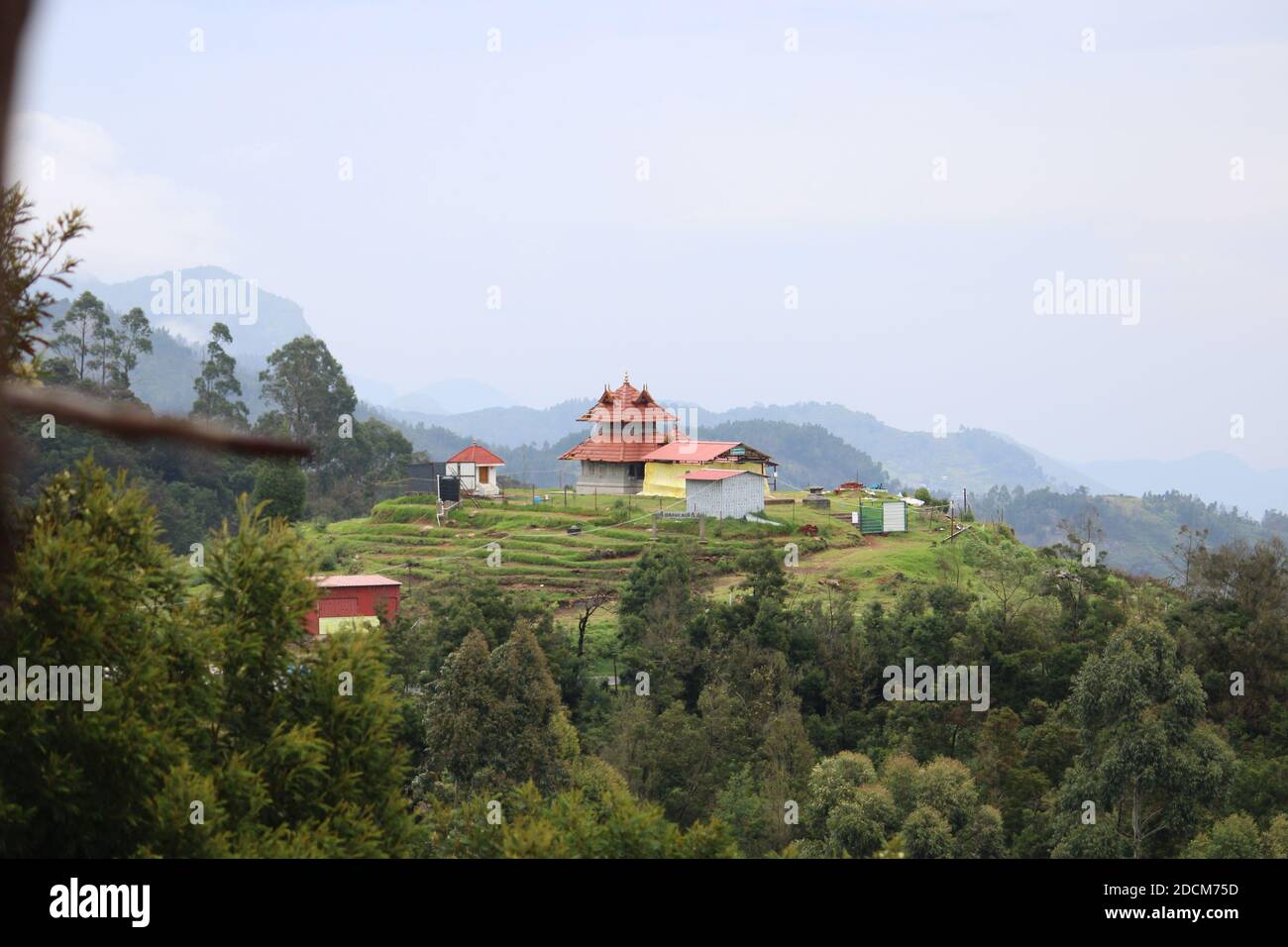 scenic cityscape of kodaikanal hill station, the famous hill station is ...