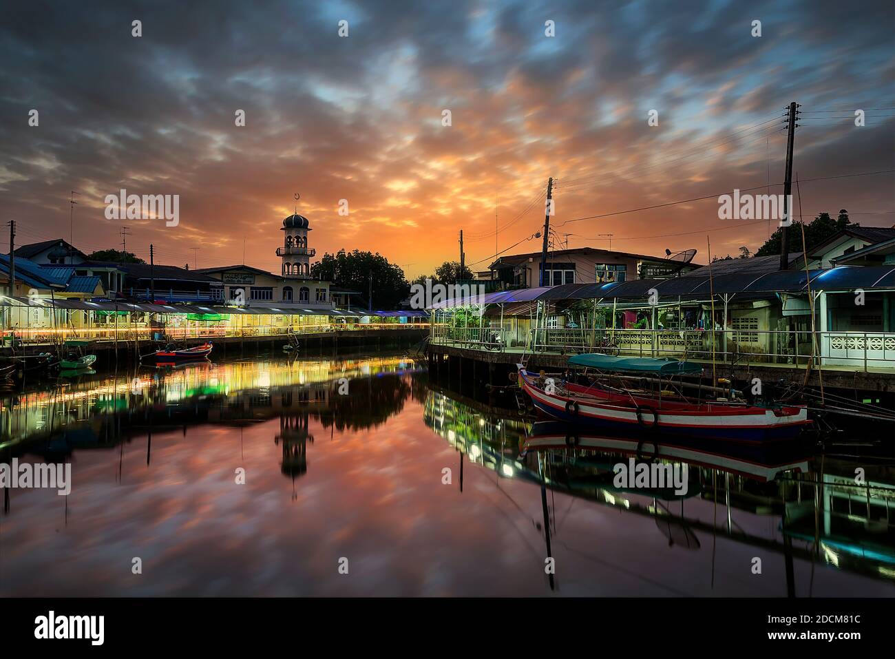 Ban nam cheaw Waterfront home in Trat province,Thailand Stock Photo - Alamy