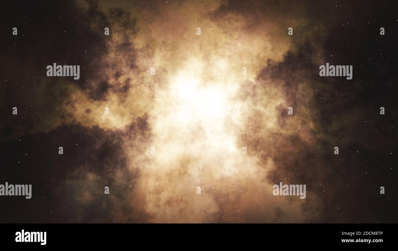 Abstract generated starry sky. Luminous stellar nebula Stock Photo - Alamy