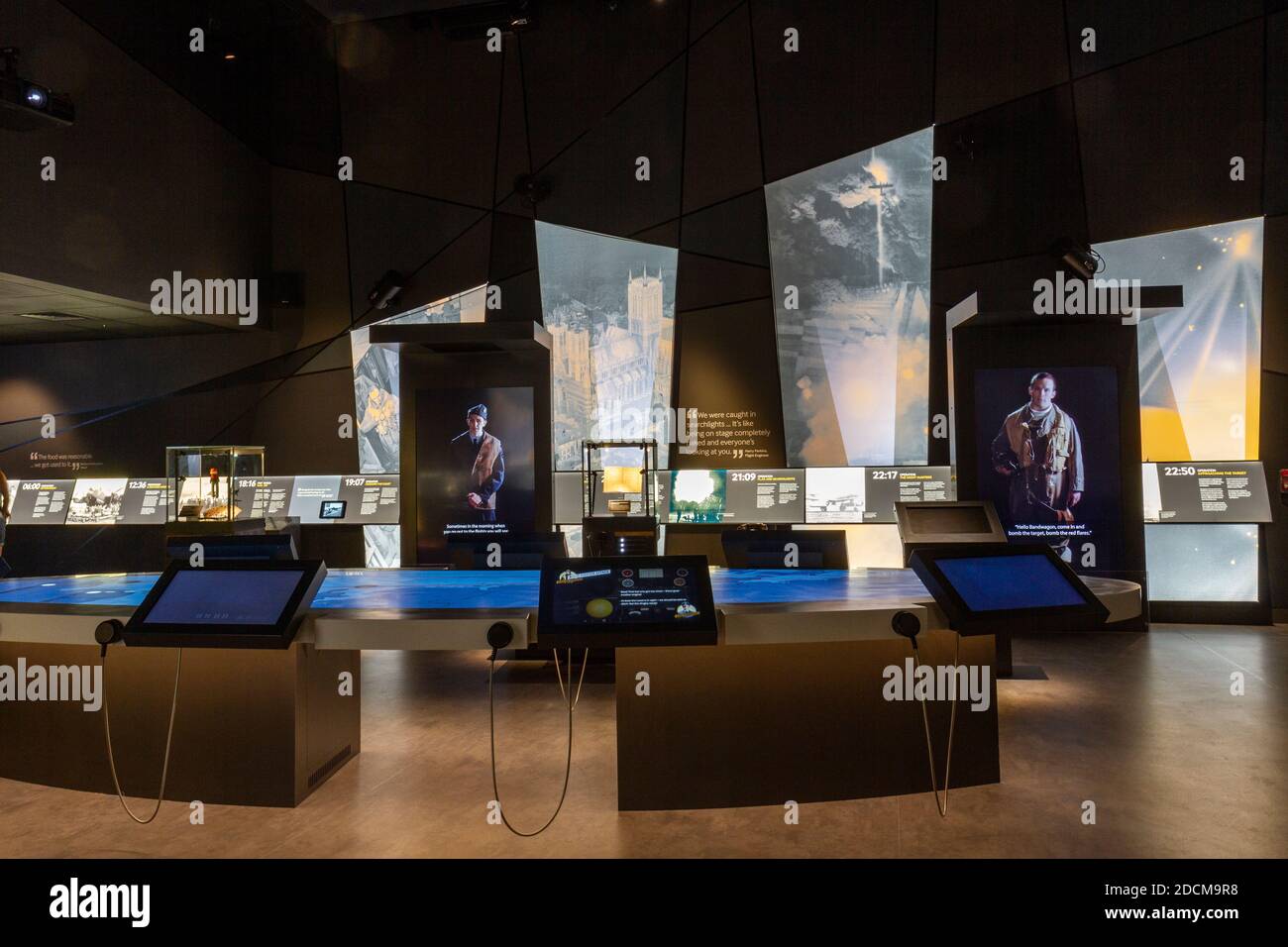 on display in the International Bomber Command Centre, Lincoln ...