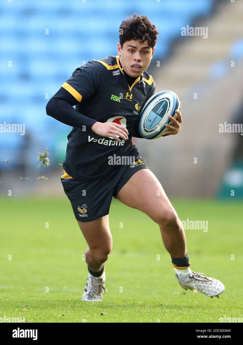 Wasps' Jacob Umaga in action during the Gallagher Premiership match at ...