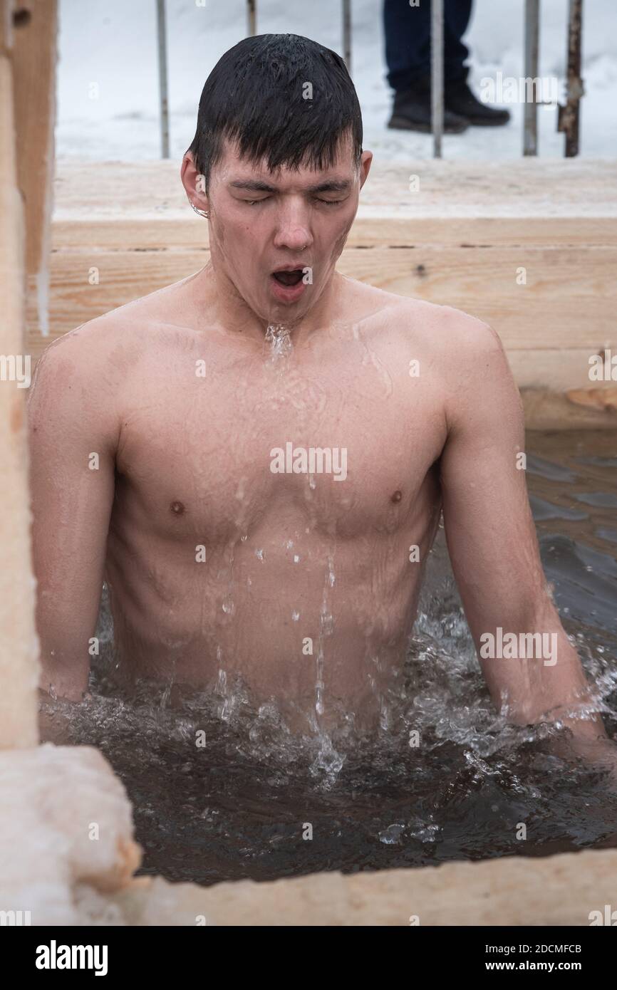 Ice swimming russia hi-res stock photography and images - Alamy