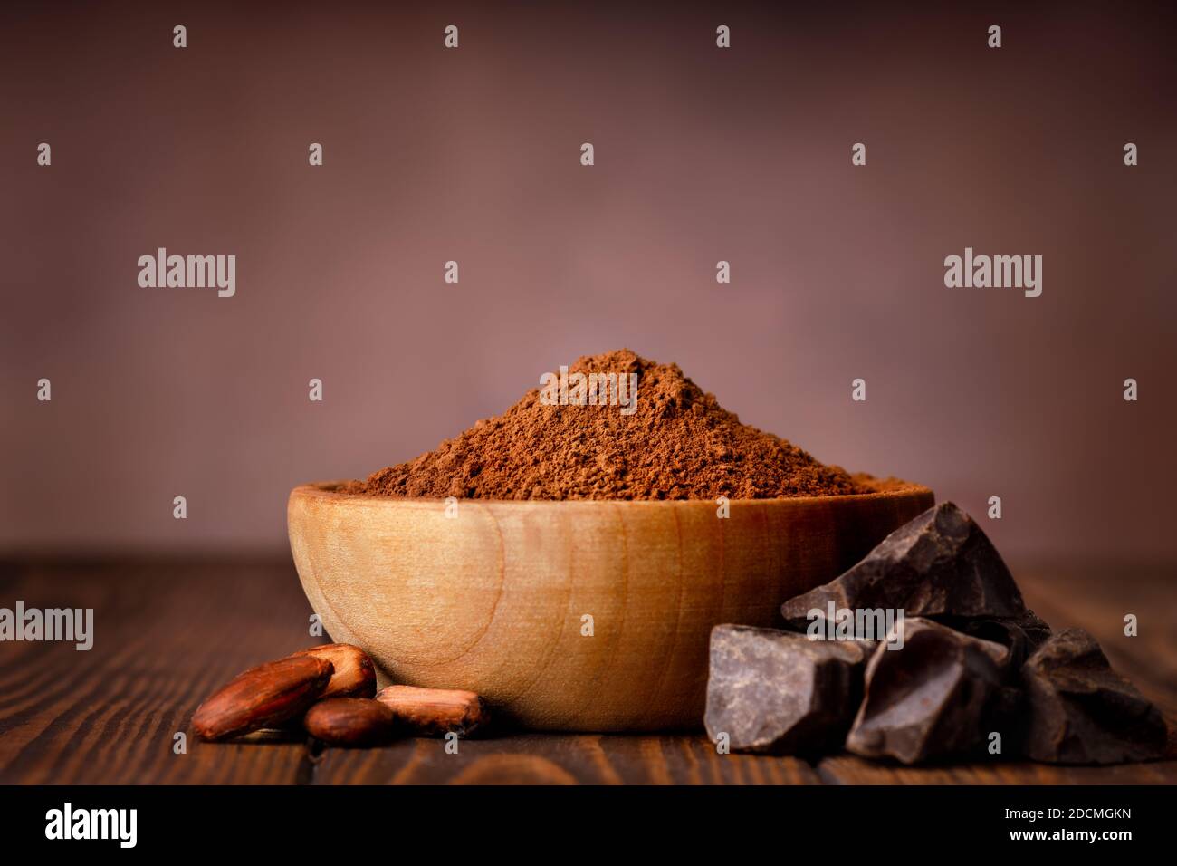 Wooden bowl dark chocolate hi-res stock photography and images - Alamy