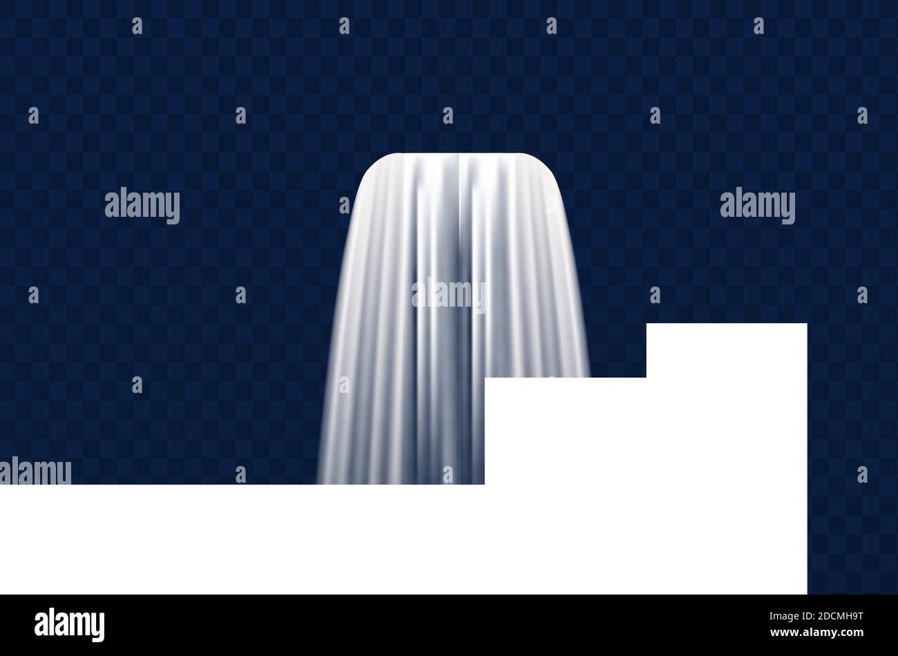 Scene beautiful waterfall on Stock Vector Images - Alamy