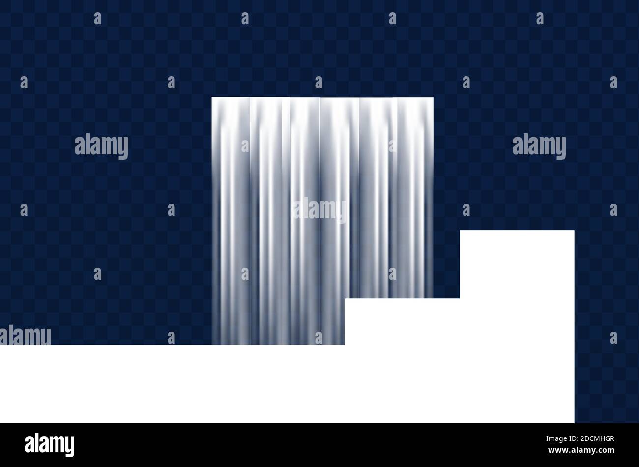 Scene beautiful waterfall on Stock Vector Images - Alamy