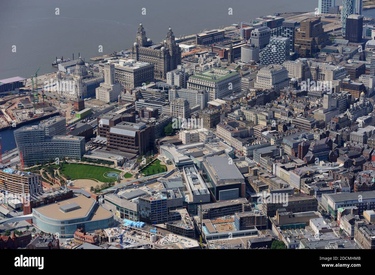 Aerial photography Liverpool Stock Photo - Alamy