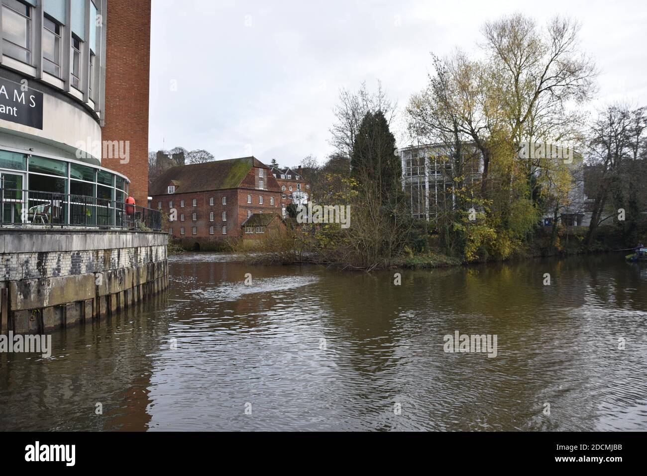 River Wey, Guildford Stock Photo - Alamy