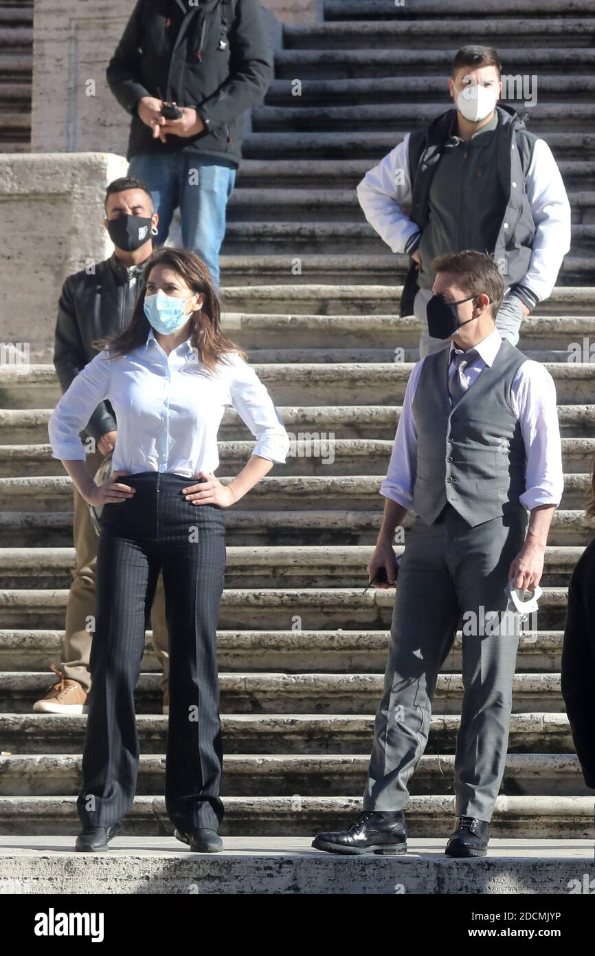 Rome, Italy. 22nd Nov, 2020. Rome, film set "Mission impossible 7 ...