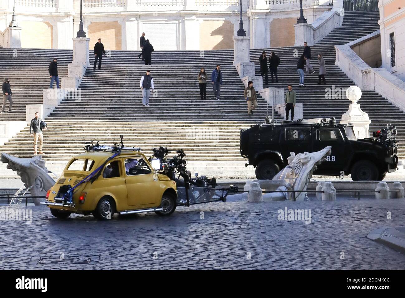Rome, Italy. 22nd Nov, 2020. Rome, film set "Mission impossible 7 ...