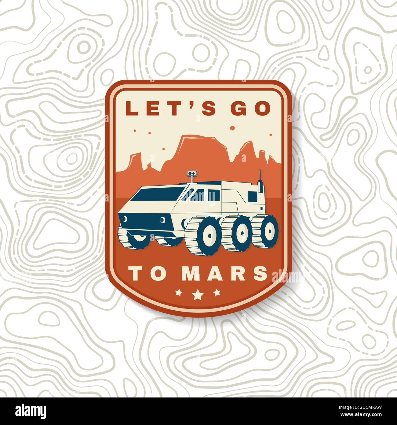 Mars Rover Badge