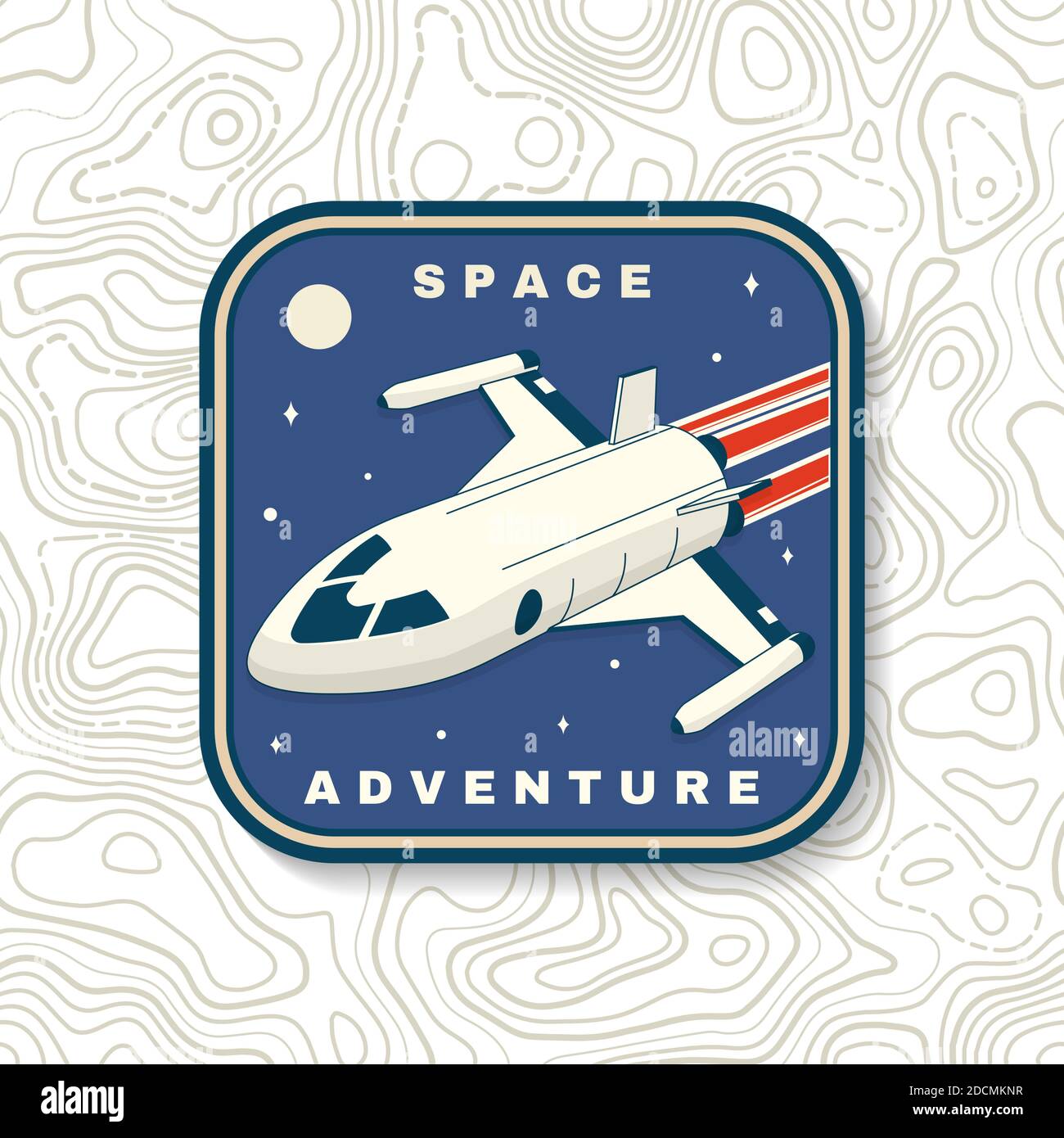 Id Badge Nasa Rocket