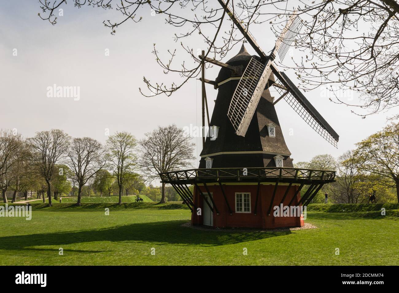 Traditional dutch windmills Stock Photo - Alamy