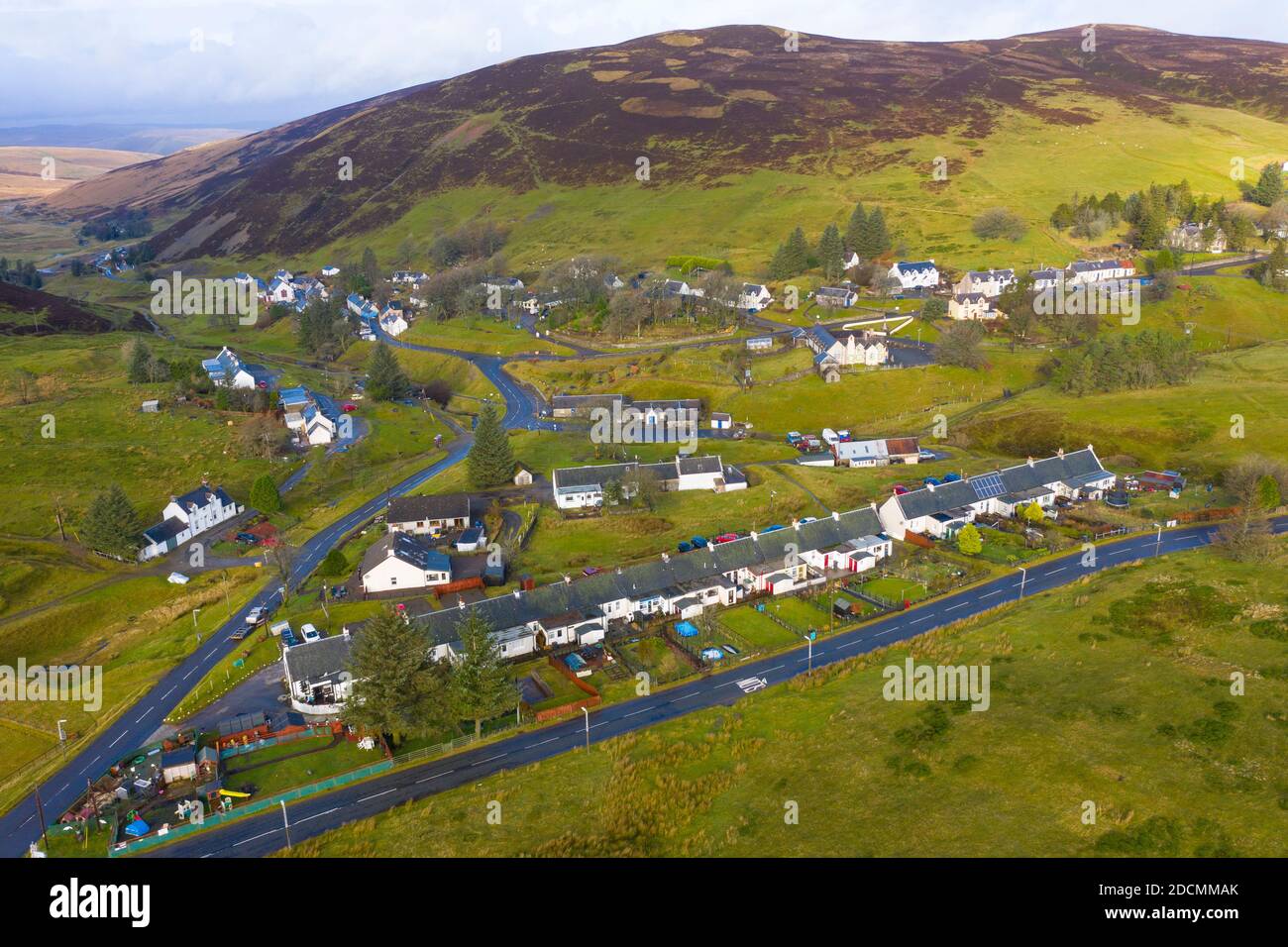 Wanlockhead is a village in dumfries and galloway hi-res stock ...