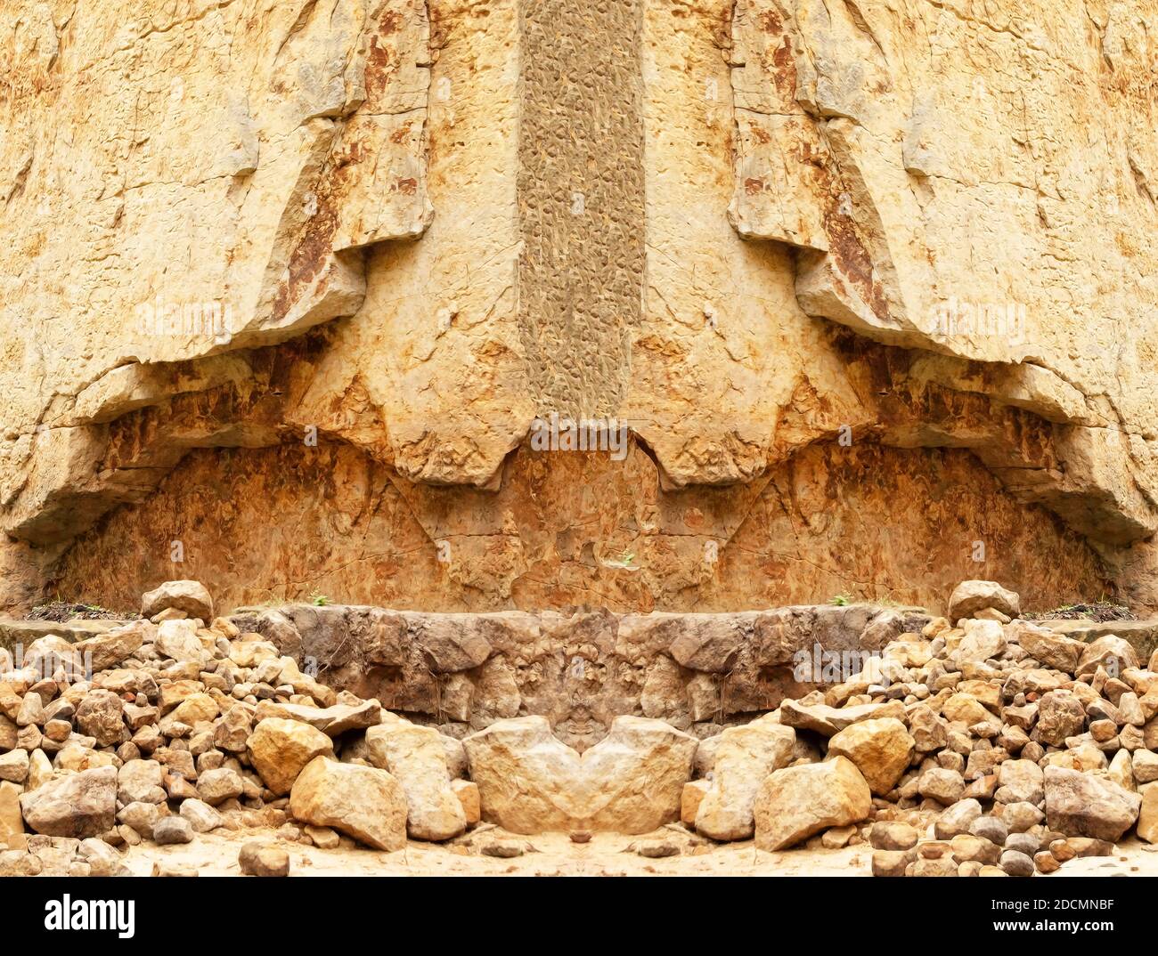 The Face of Rock with A Face Stock Photo - Alamy