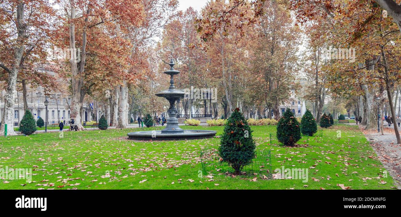 Park Zrinjevac in center of Zagreb, Croatia Stock Photo - Alamy