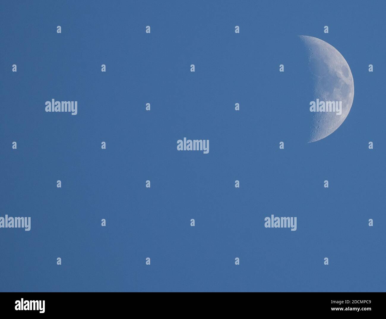 The Moon in the afternoon light, Natural Satellite, Lunar Surface Stock ...