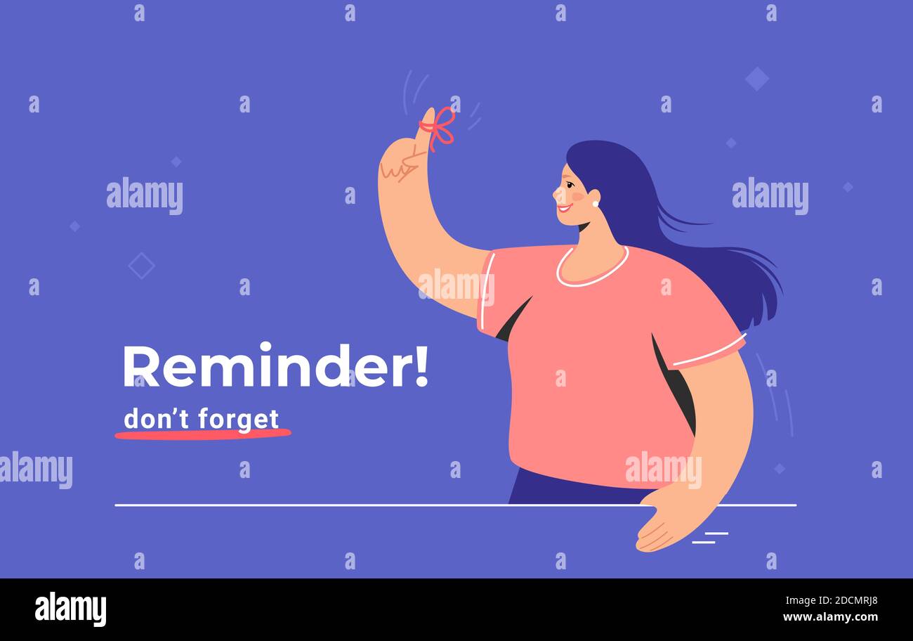 Dont forget reminder icon dont hi-res stock photography and images - Alamy