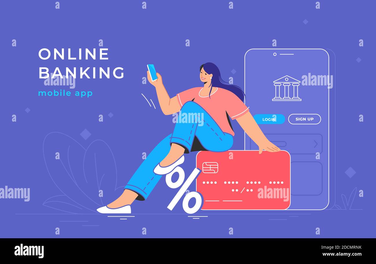 Online banking login Stock Vector Images - Alamy