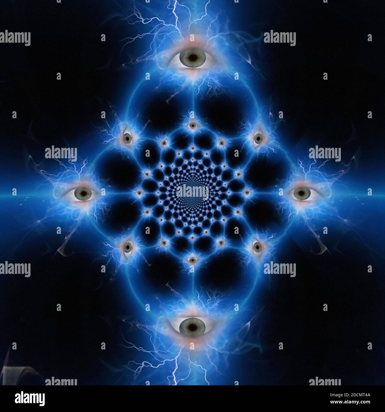 All seeing eye. 3D rendering Stock Photo - Alamy