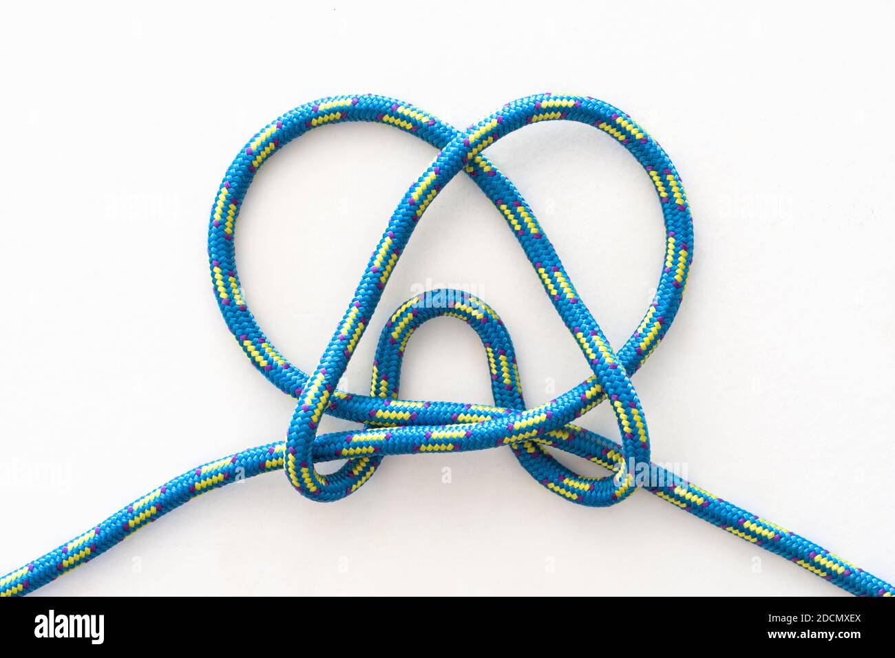 Alpine butterfly knot on a white background 1/3 Stock Photo - Alamy